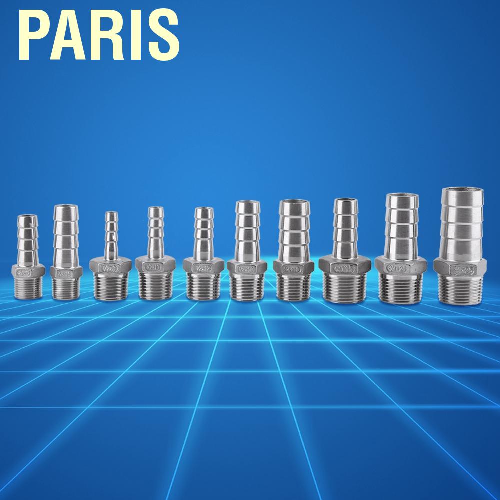 Steel Male Thread Pipe Fitting Barb Hose Tail Connector | Shopee ...