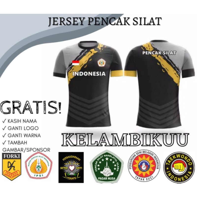Indonesian PENCAK SILAT T-Shirt/Indonesian PENCAK SILAT JERSEY/KARATE ...
