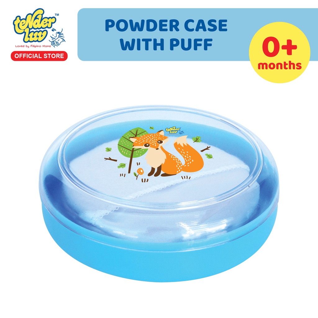 Tender Luv Baby Powder Case Flat With Puff | Shopee Philippines