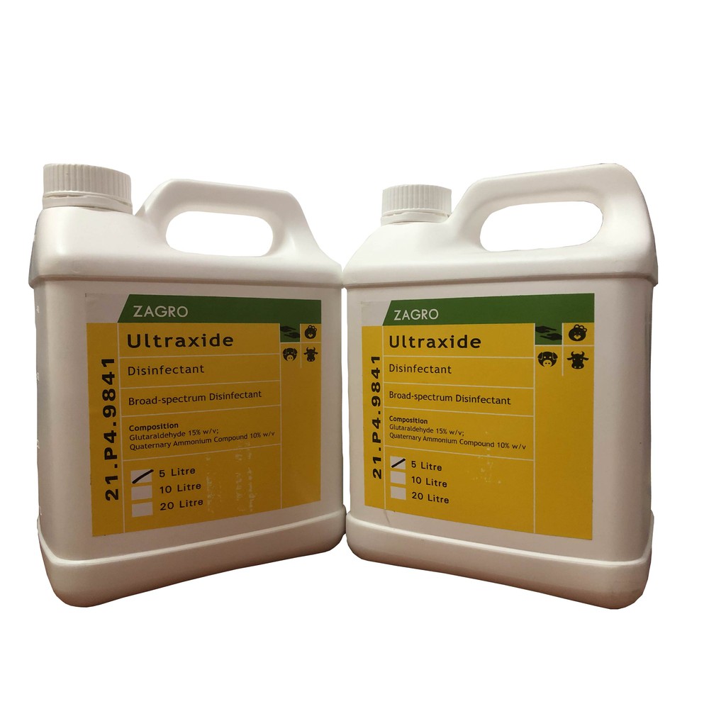 ZAGRO Disinfectant Solutions Against Viruses and Bacteria 病毒和细菌消毒液(5 ...