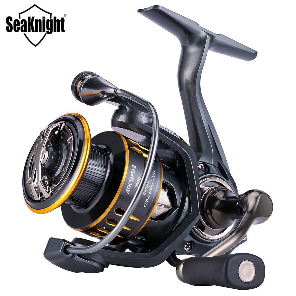 SeaKnight ARCHER II Fishing Reel 5.2:1 4.9:1 Aluminum Spool Fish Alarm ...