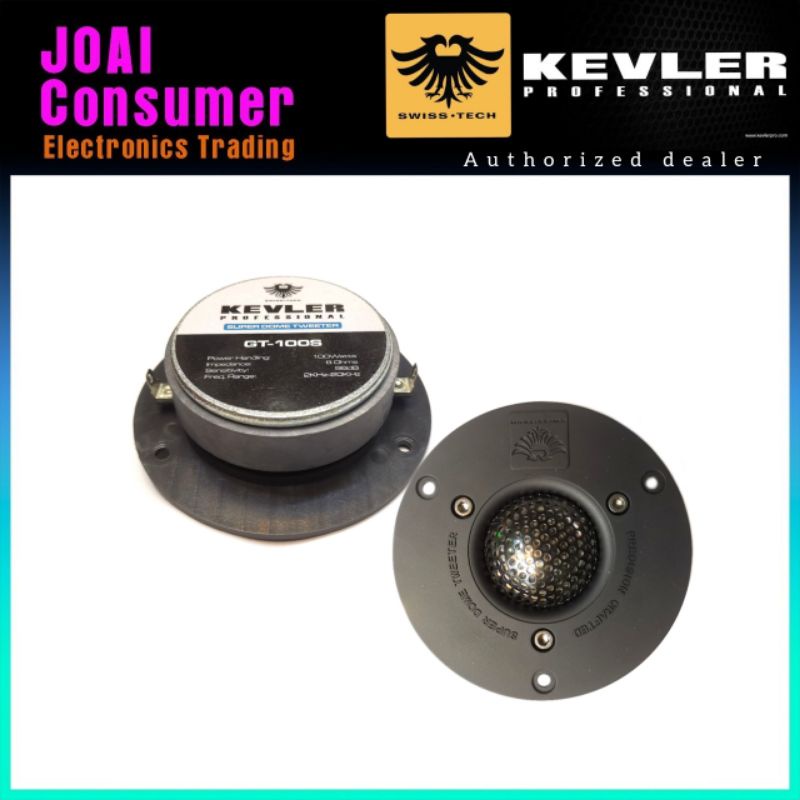 Kevler GT-100S Super Dome Tweeter 100watts | Shopee Philippines