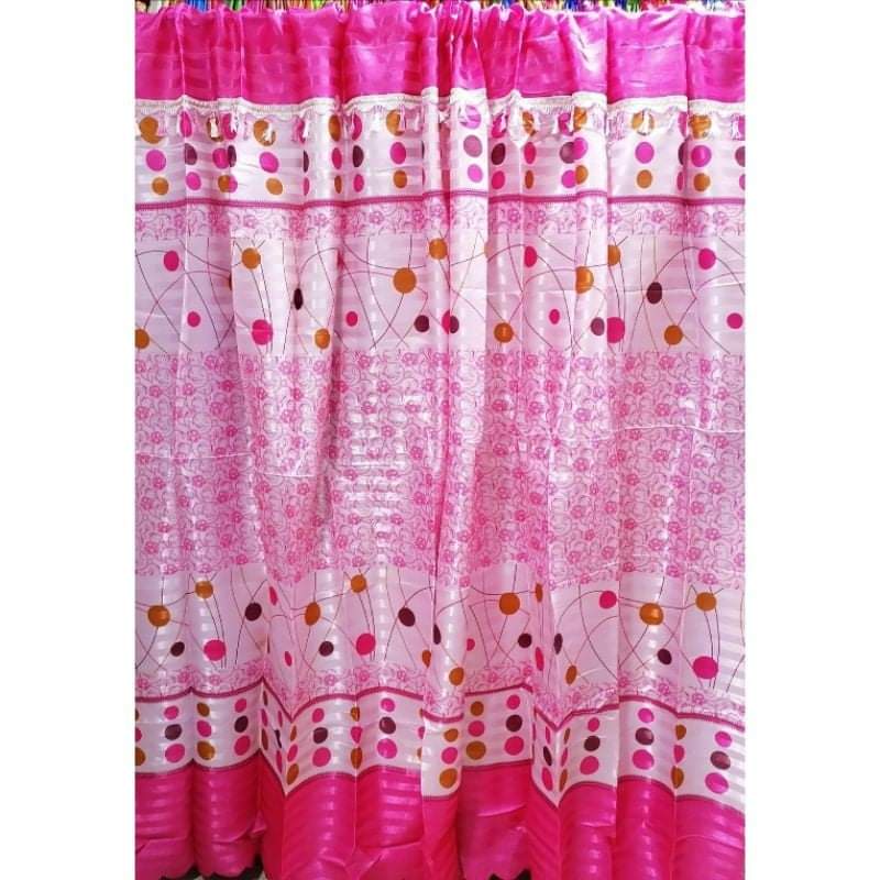 Sheering Curtain Good Quality Thick Silk Fabric Curtain Without Ring ...