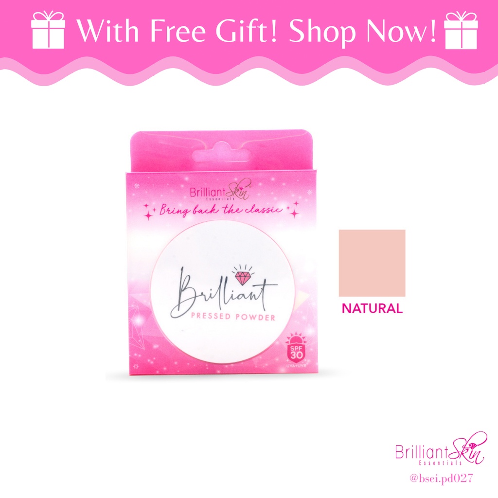 BRILLIANT SKIN PRESSED POWDER (NATURAL) | Shopee Philippines