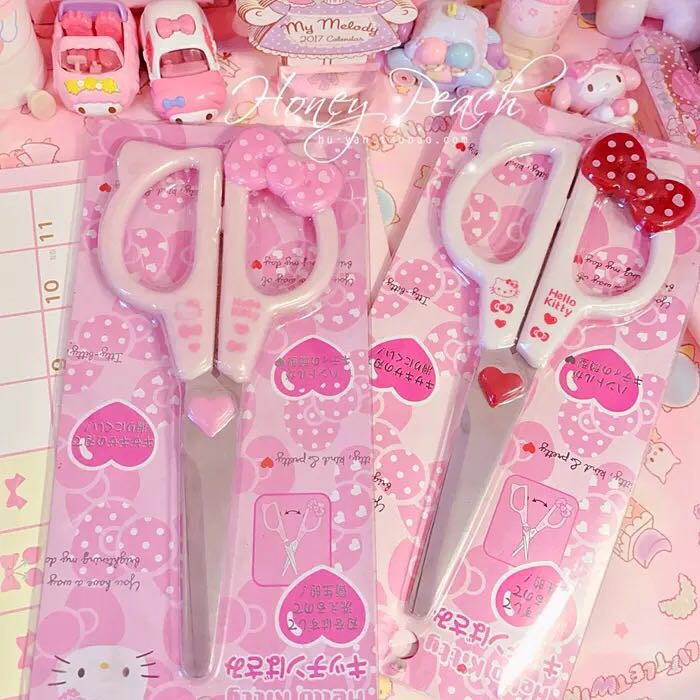 cute Hello kitty scissors stainless steel | Shopee Philippines