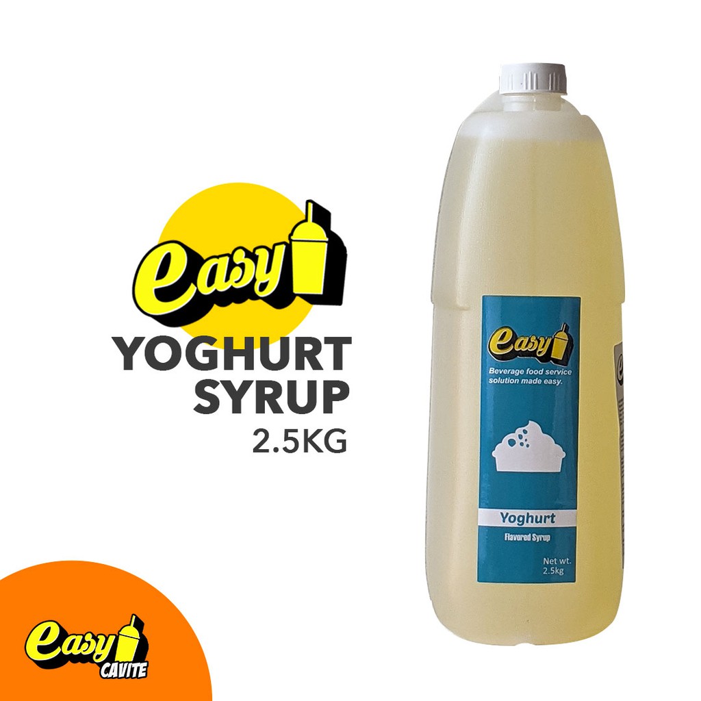 Easy Brand Yogurt Flavored Syrup 2.5kg | Shopee Philippines