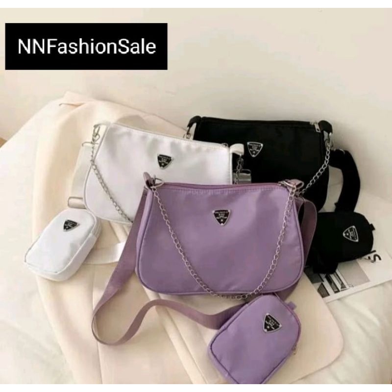 NN 2 in 1 Sling Beg Stylish Sling Bag beg viral readystok handbeg ...