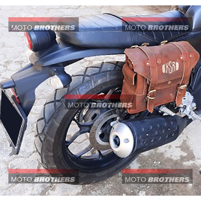 Sidebag/side BAG/SIDE BAG Motorcycle Leather BAG XSR155 XSR155 | Shopee ...