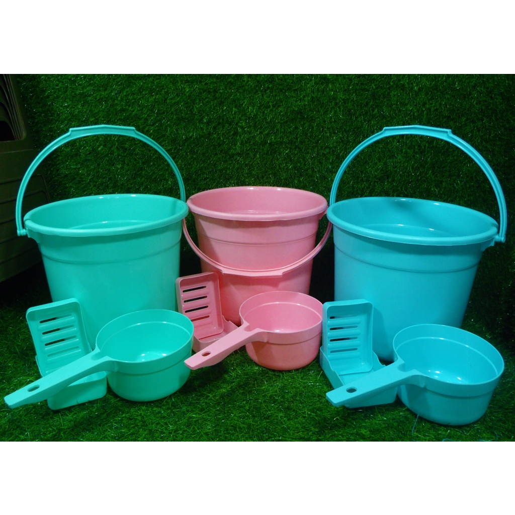 #611 Fuho Shower Set (2.5 Gallon Pail, Water Dipper And Soap Case ...