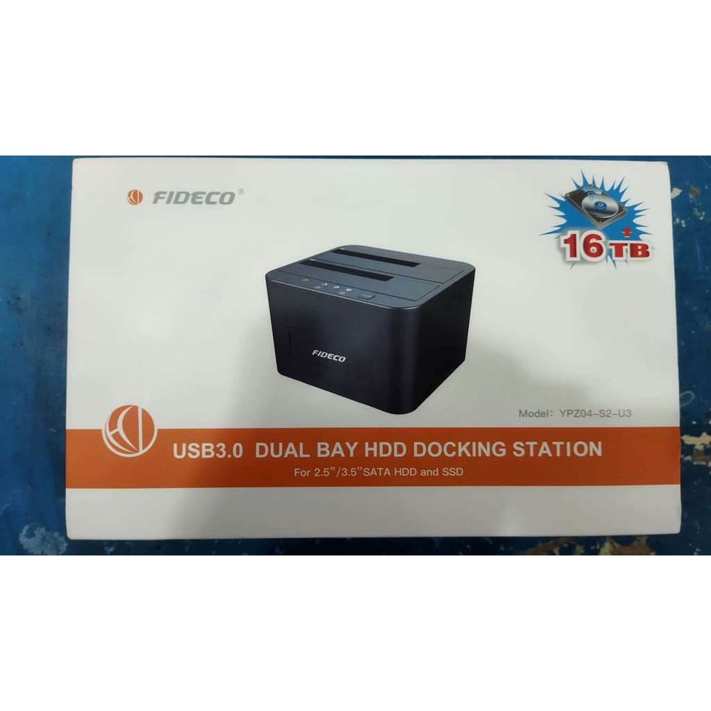 FIDECO USB 3.0 DUAL BAY HDD DOCKING STATION | Shopee Philippines