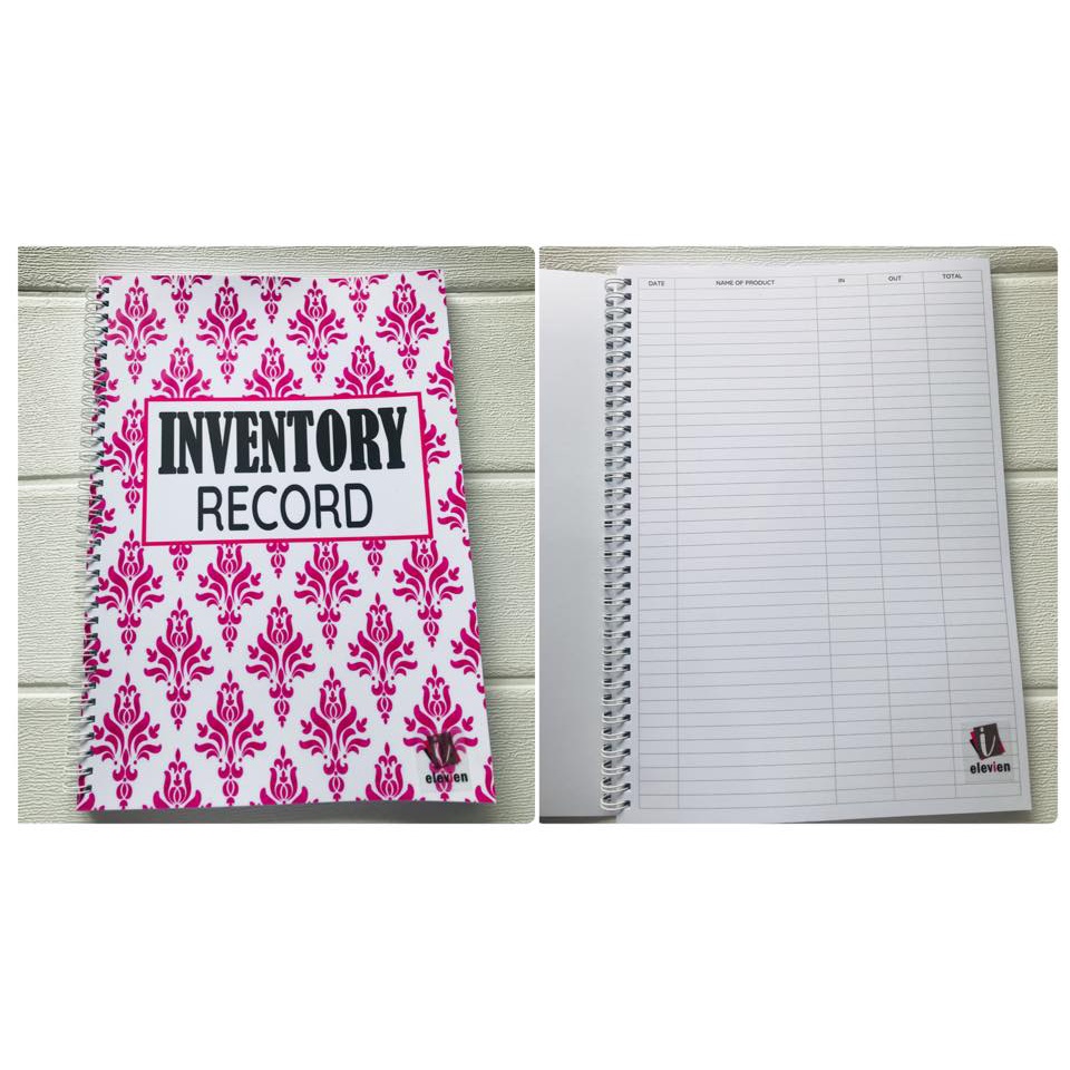 INVENTORY NOTEBOOK Personalized notebook a4 size and custom size ...