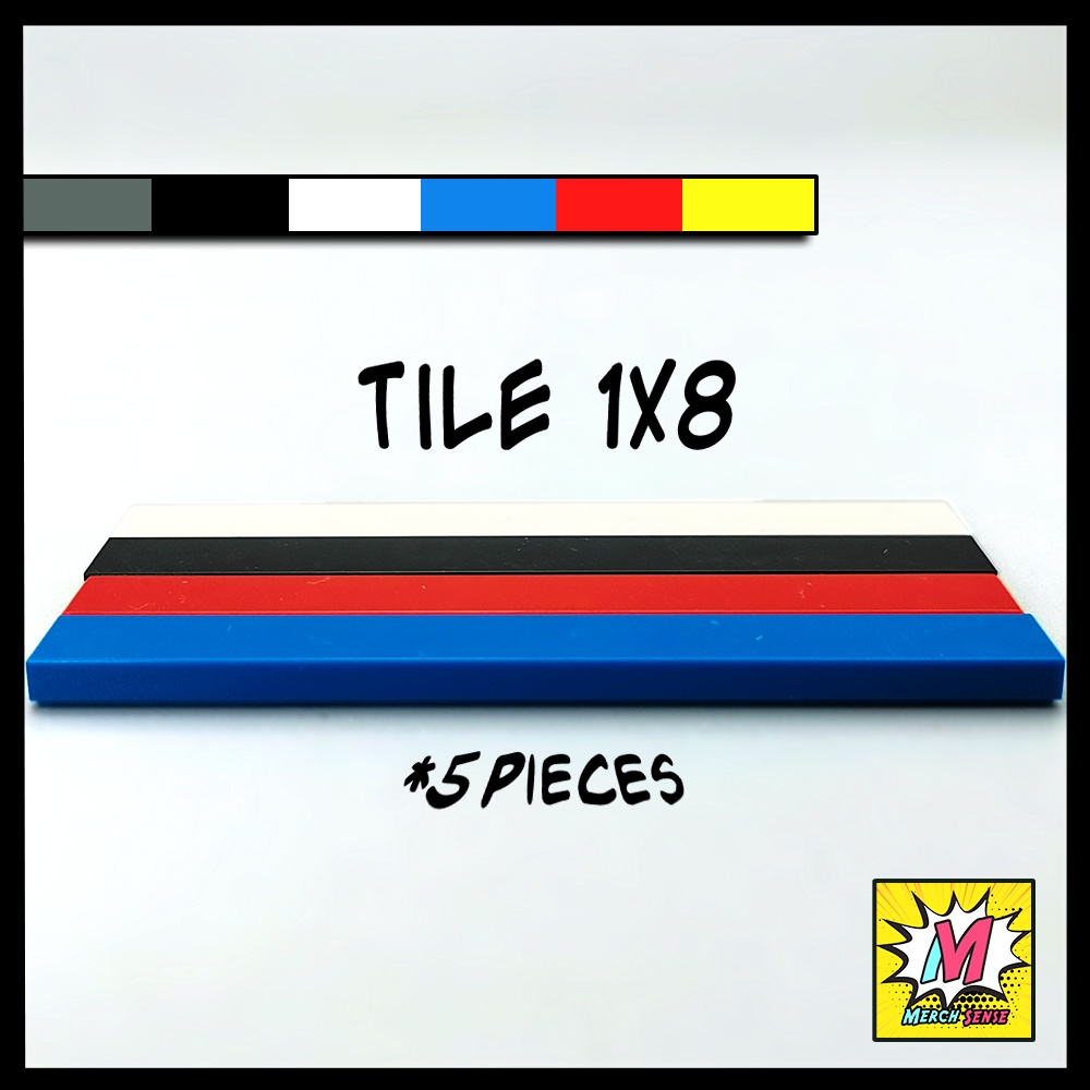 Tile 1x8 Brick Building Toy Parts 4162 for Lego | Shopee Philippines