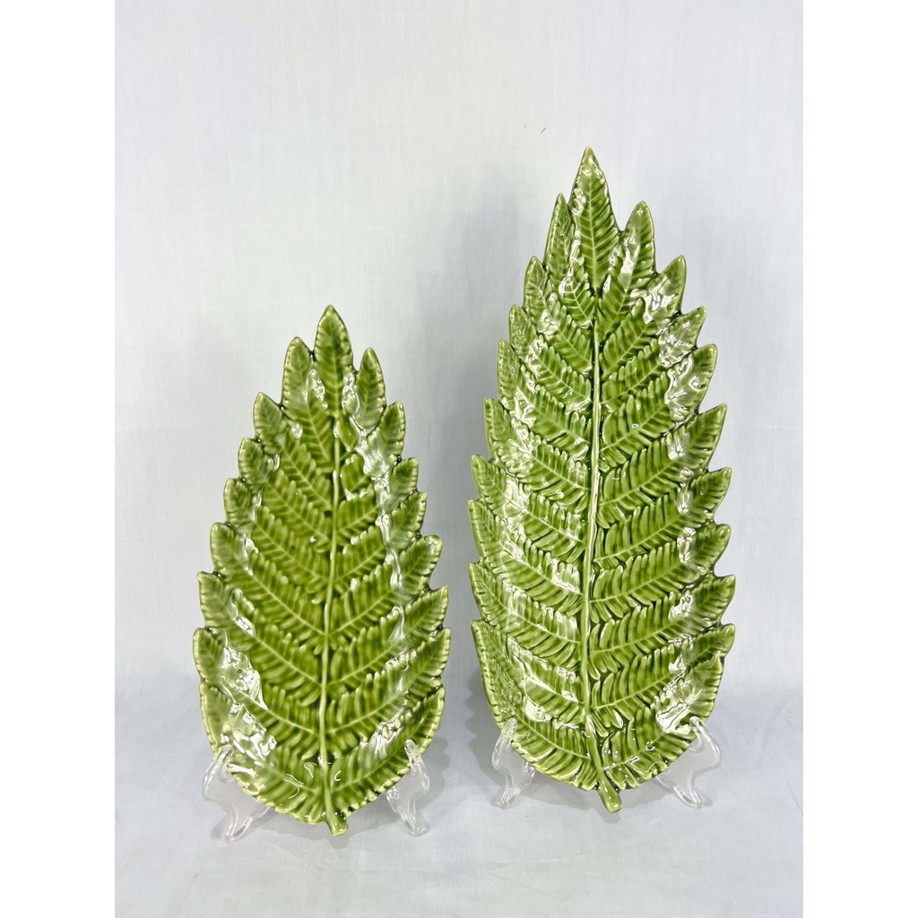 Ceramic Fern Plate Centerpiece - Home Decor, Collection, Gift Ideas ...