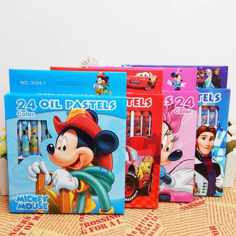 colors crayons oil paster 24‘s school supply | Shopee Philippines