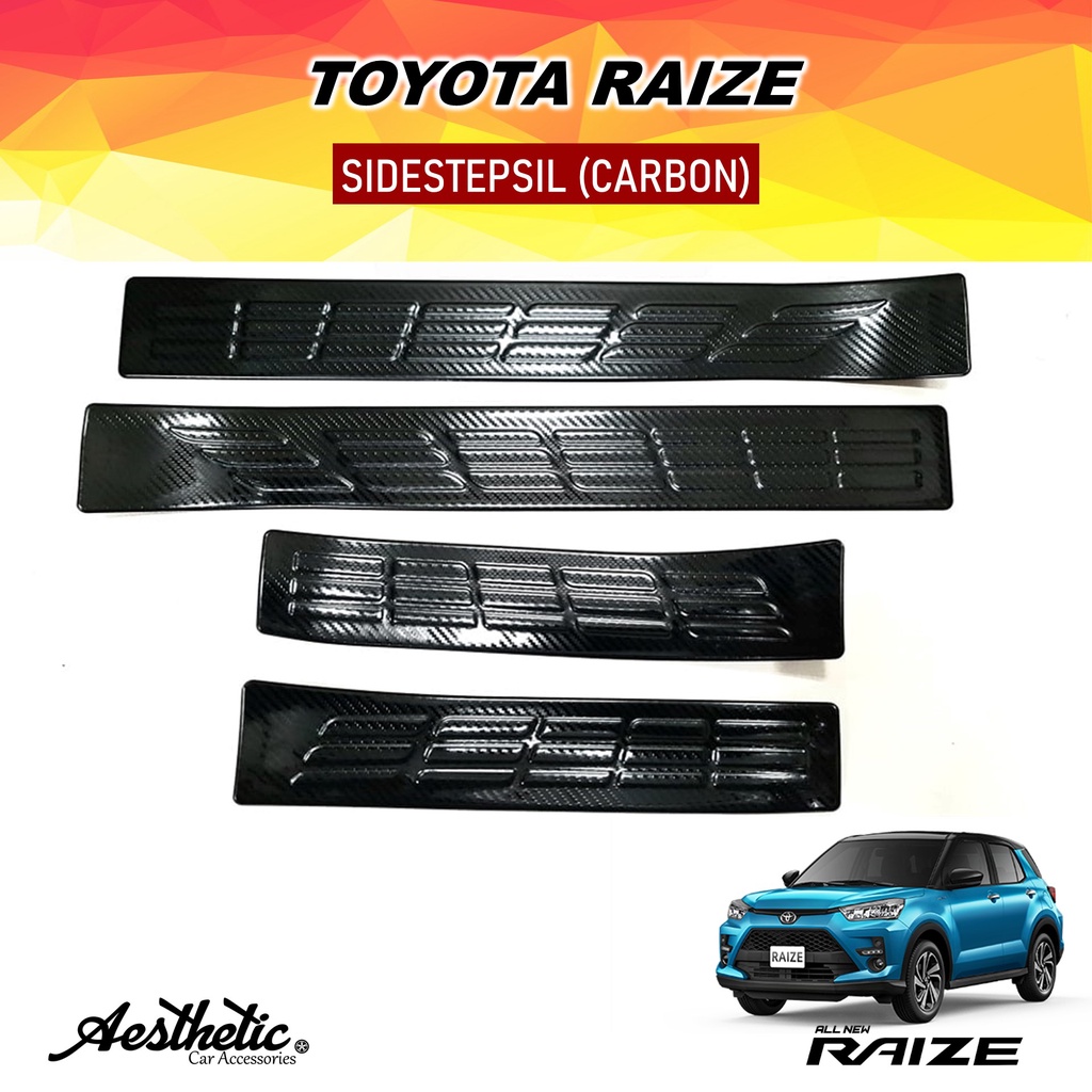 Toyota Raize 2022 Sidestepsil Side Step Protection Sidestepsill CARBON ...