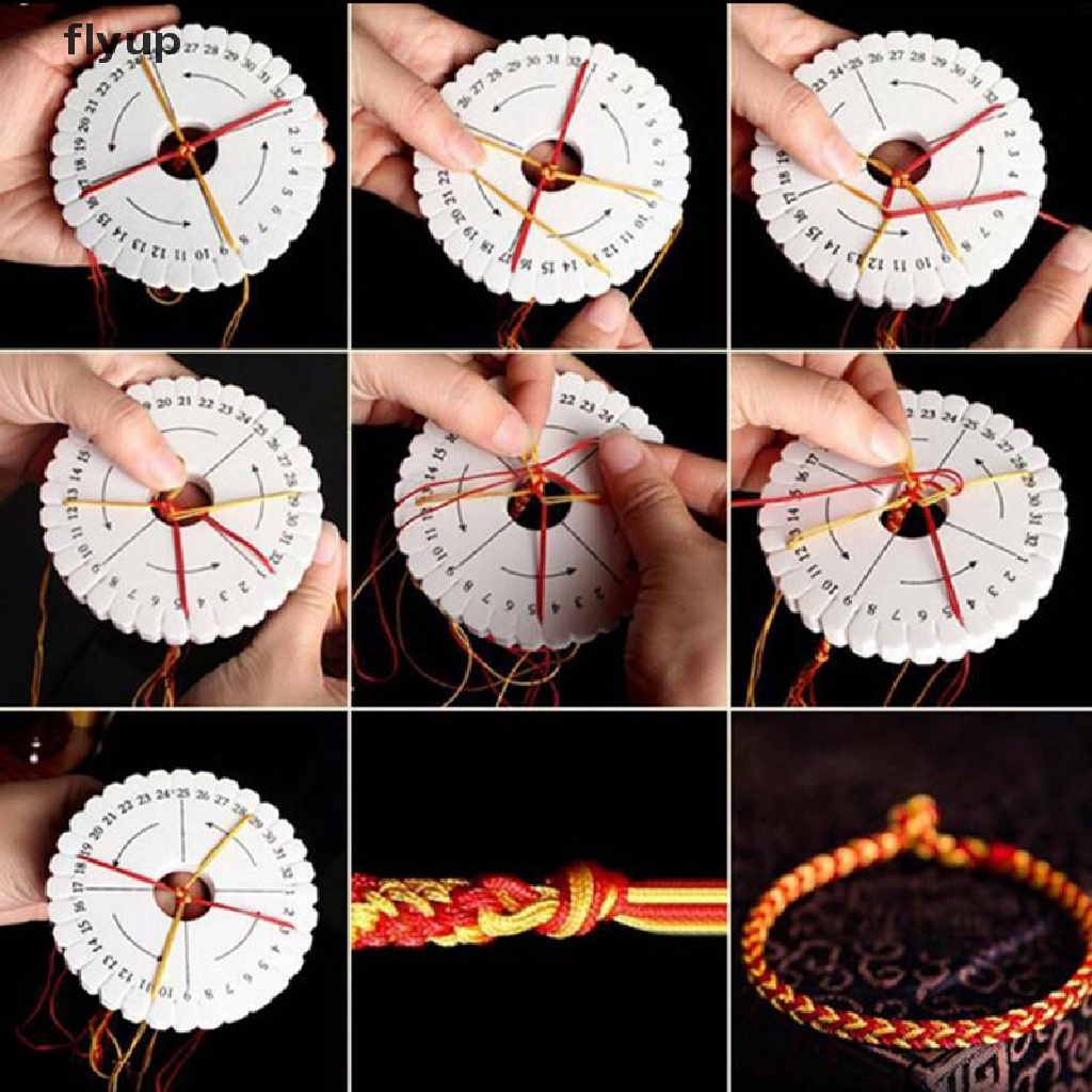 flyup Kumihimo Beading Cord Disc/Disk Braiding Braided Plate DIY ...