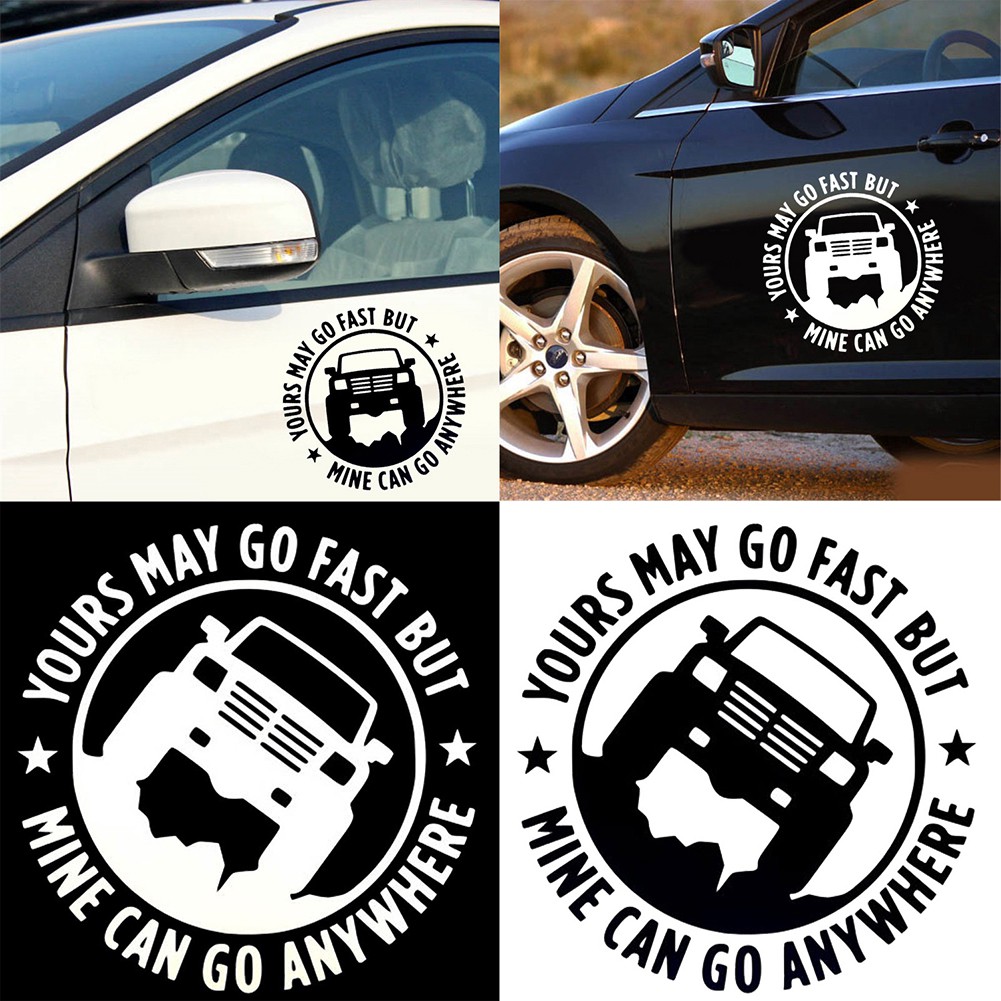 【Ready Stock】Yours May Go Fast Letter Print Car Window Door Decal ...