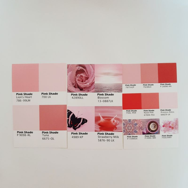 Square Deco Color Palette Pantone Sticker Set | Shopee Philippines