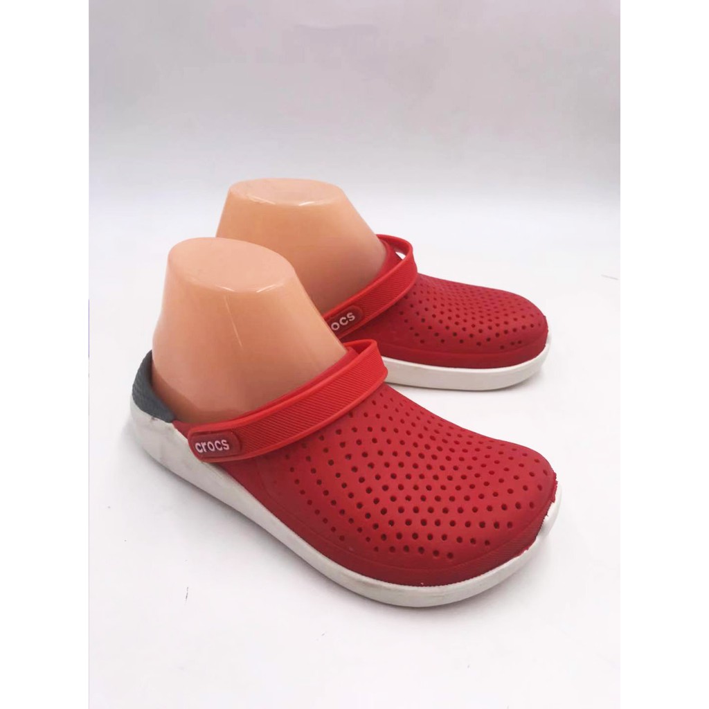 crocs literide sandals for women (RED) | Shopee Philippines