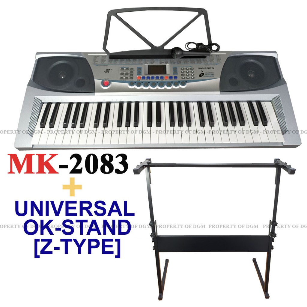 54 Keys Electronic Keyboard High Quality Piano MK-2083 with Universal ...