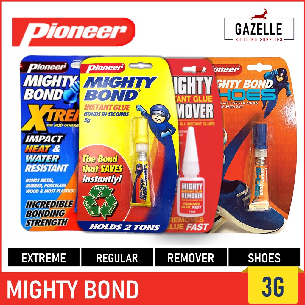Pioneer Mighty Bond Instant Glue Original (1G/3G/10G)/Extreme (1G/3G ...