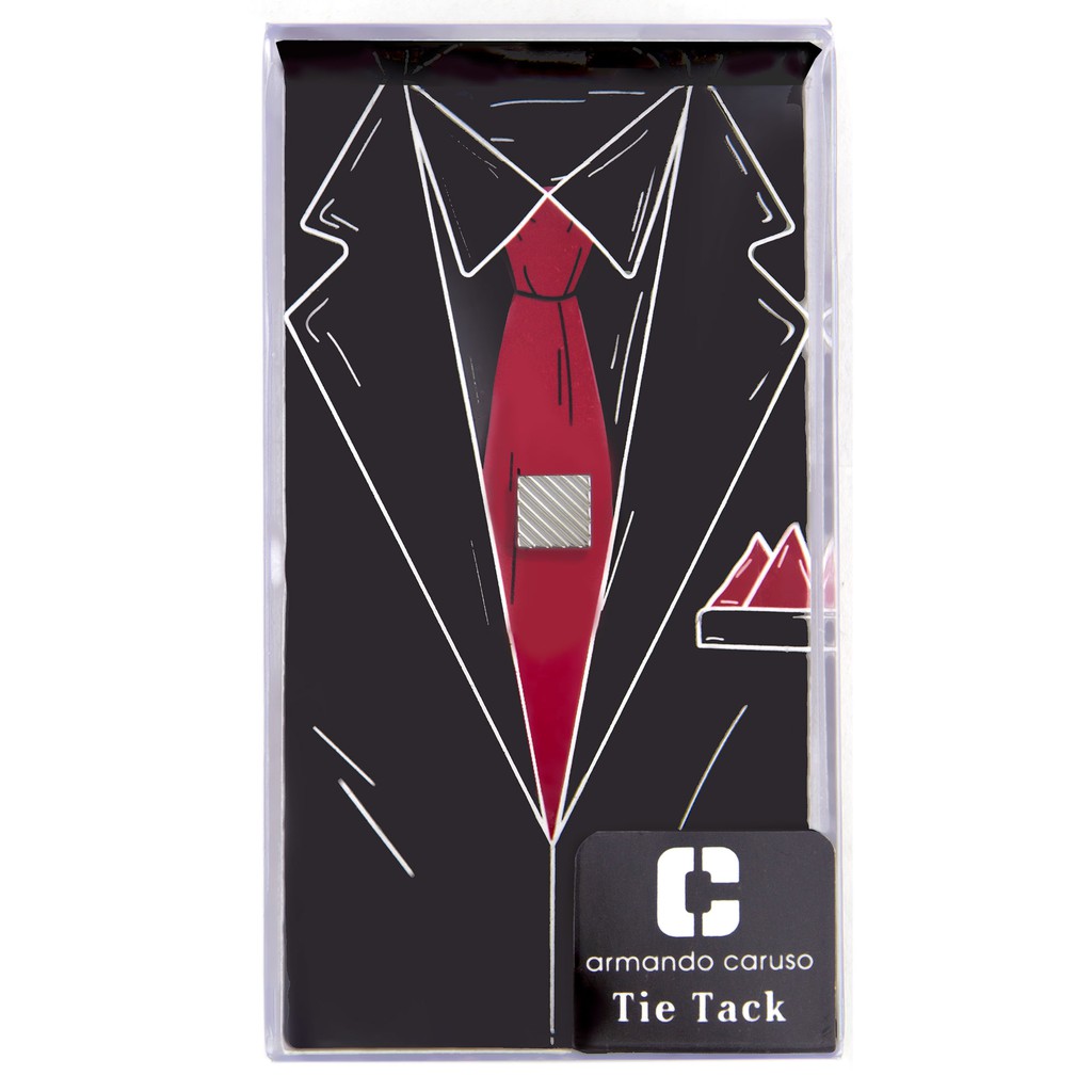 Armando Caruso Square Chips Metal Tie Tack | Shopee Philippines