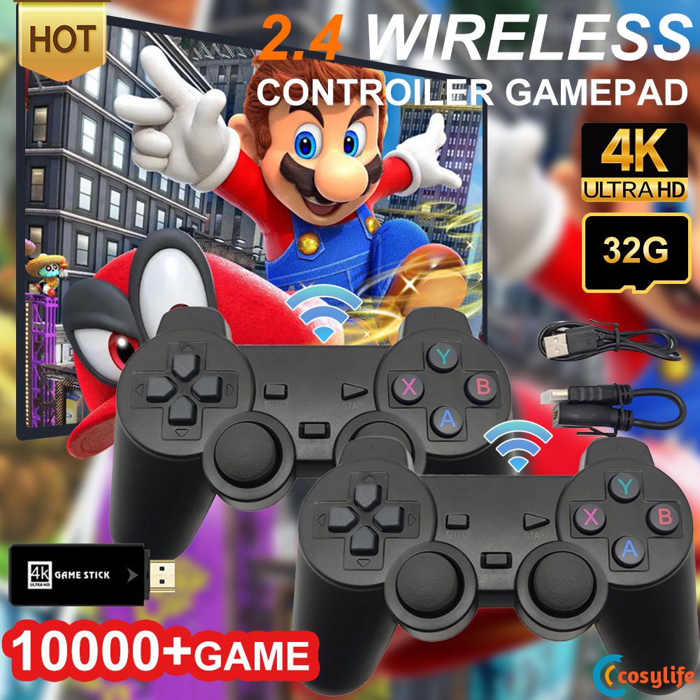 Video Game Stick U8 4k Classic Retro Wireless Video Game Console ...