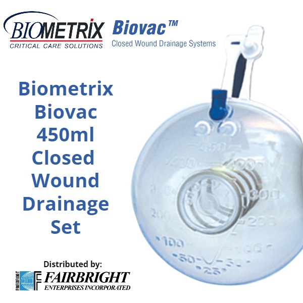 Biometrix Biovac™ 450ml PVC Closed Wound Drainage Set | Shopee Philippines