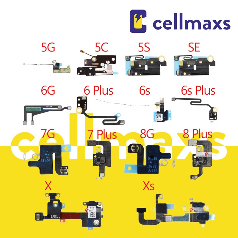 FOR IP 5 5S 6 6S PLUS 7 PLUS X WIFI ANTENNA FLEX CABLE GPS SIGNAL COVER ...