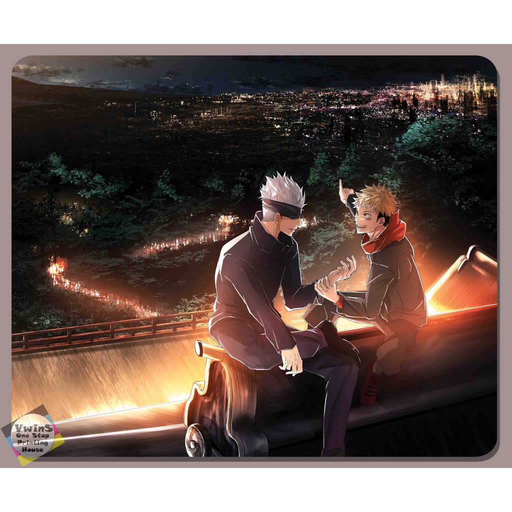 Jujutsu Kaisen Design Mouse pad Part 1 of 2 Satoru Gojo, Masamichi Yaga ...