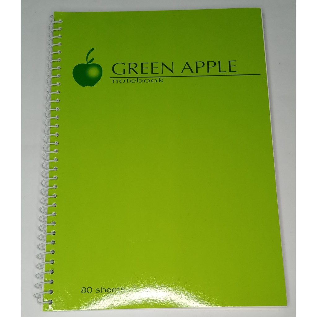 GREEN APPLE Notebook - Spiral (Sold per piece) | Shopee Philippines