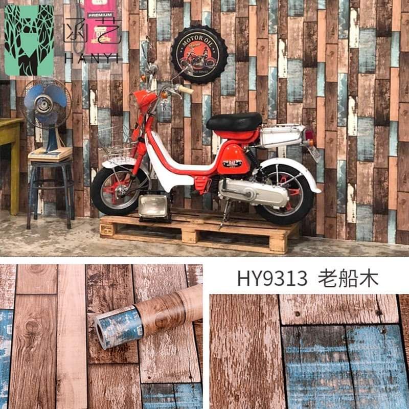 JT3 wood design Wallpaper PVC Self Adhesive 10metersX45cm Waterproof ...