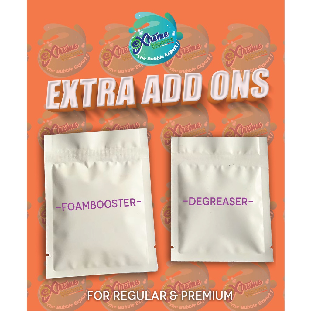 Extreme Blooms ADD-ONS Liquid Thickener (Foam Booster) and Degreaser ...