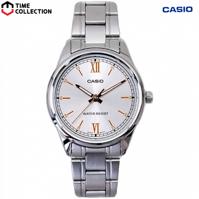 Casio LTP-V005D-7B2 Analog Stainless Steel Strap Watch For Women | Shopee Philippines