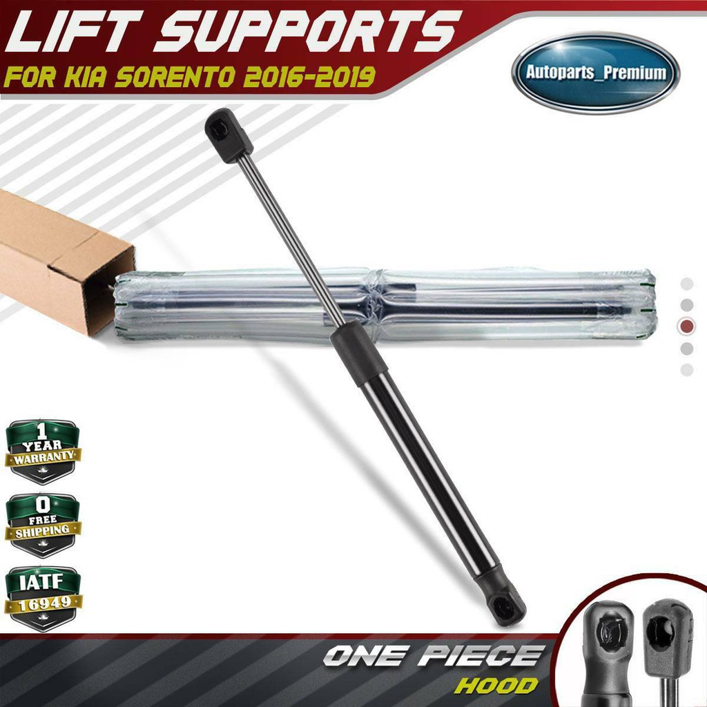 2pcs Front Bonnet Hood Lift Supports Shock Struts Spring Dampers For