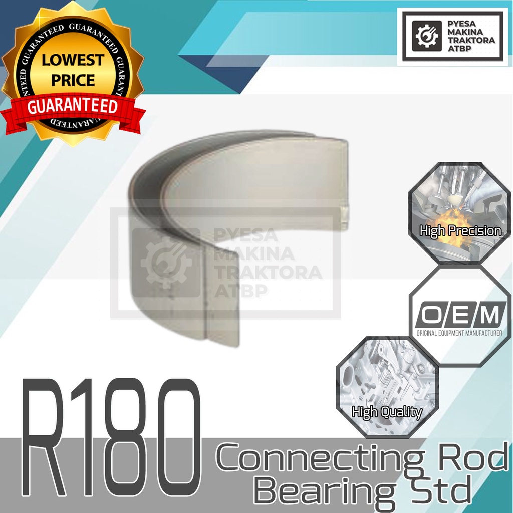 Connecting Rod Bearing STD for R180 Water-Cooled Diesel Engine | Shopee ...
