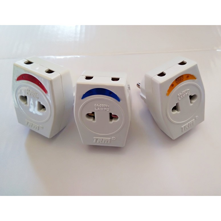 Multi TRM t plug + Light Indicator on, smile t shape, electric branch 3 ...
