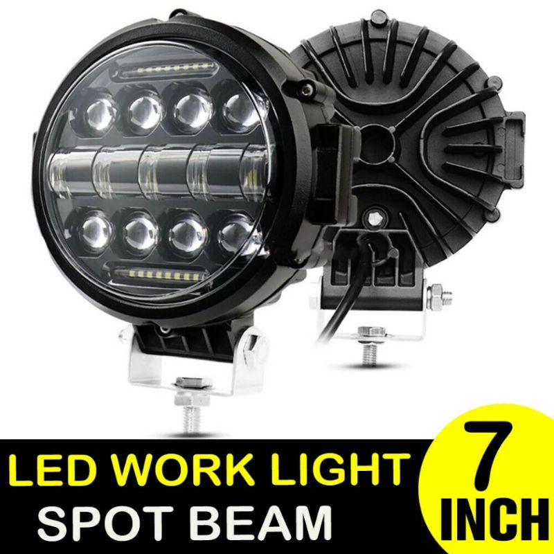 Led SPOTLIGHT WORK LIGHT SPOT BEAM 7 INCH 60 WATT | Shopee Philippines