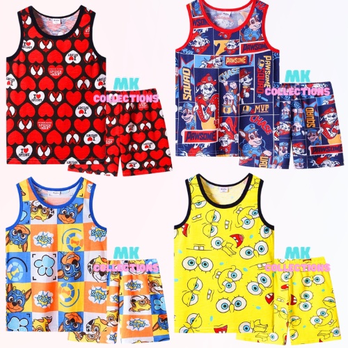 Boys Terno for Kids Sando and Short for 1 to 12 Years Old / Kids Terno ...