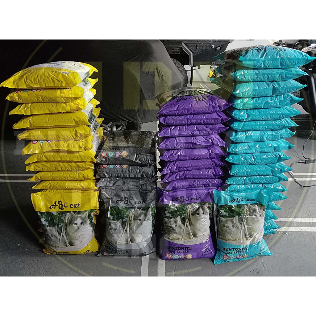 ABC Cat Bentonite Litter Sand 10L | Shopee Philippines