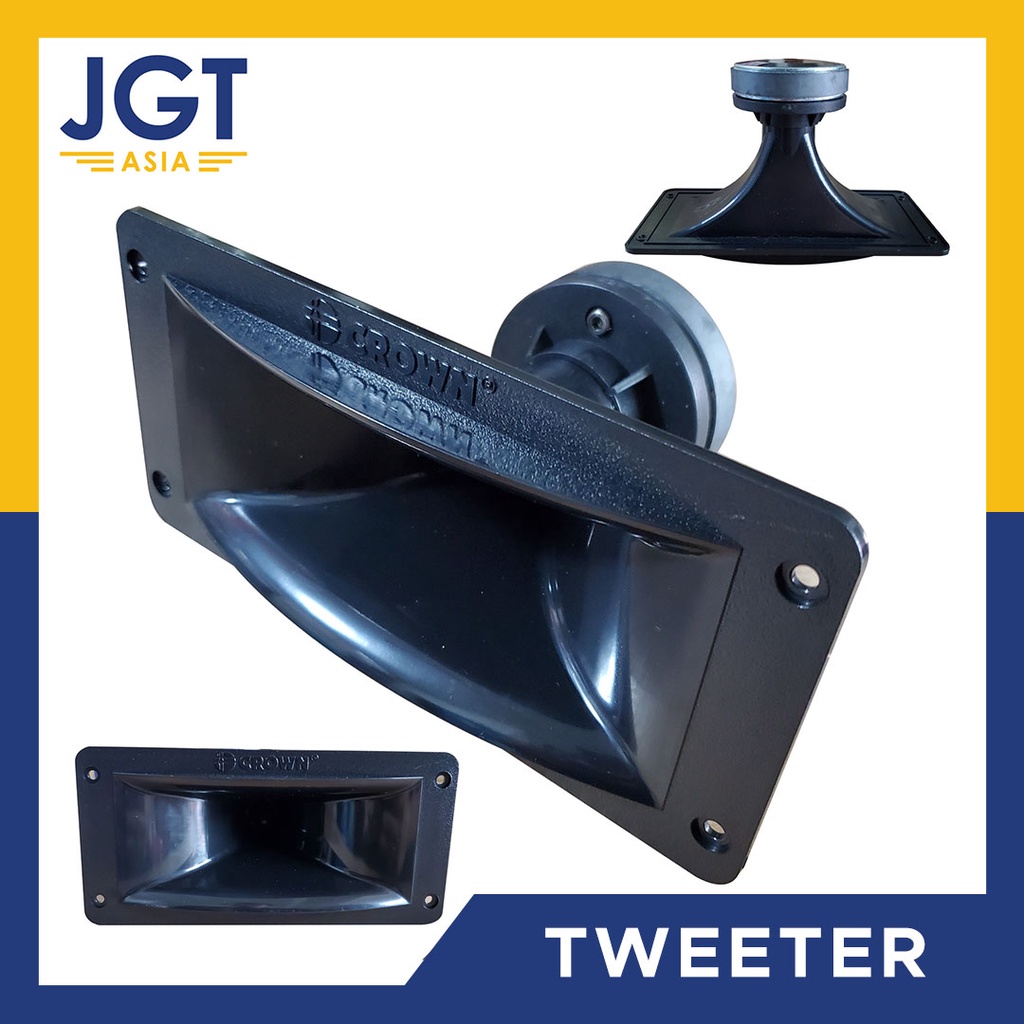 Crown HT-38 - 3x8" 150 watts Horn Tweeter w/ Free Capacitor | Shopee ...