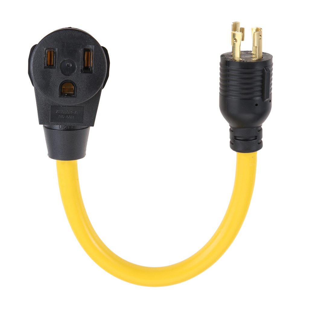 1.5FT Generator Welder Adapter Plug Cord L14-30P Twist-Lock Male to L6 ...