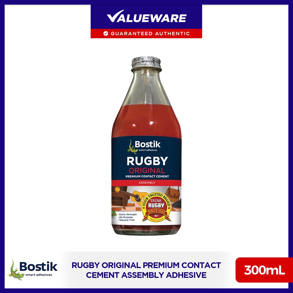 Bostik Rugby Original Premium Contact Cement Assembly Adhesive 300mL ...