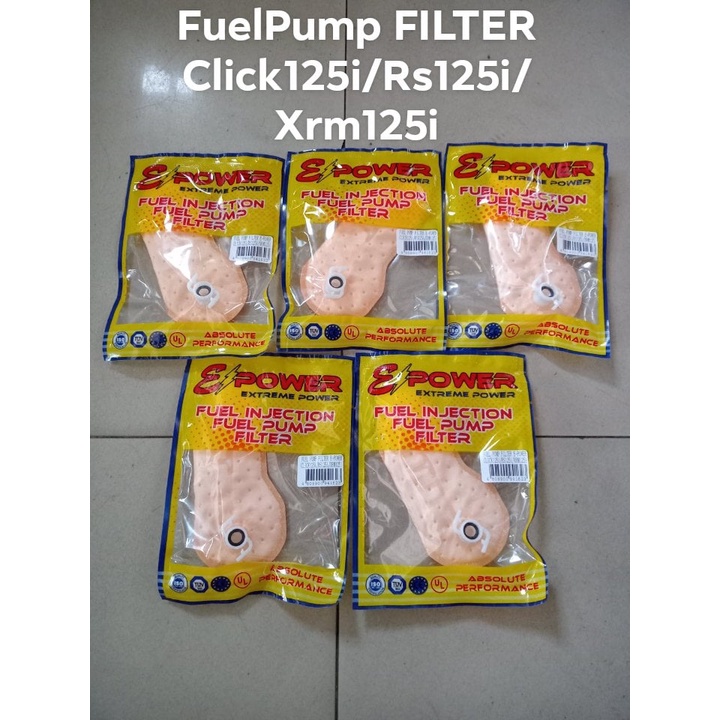 E-POWER FUEL PUMP FILTER CLICK125i/RS125/XRM125-MURACYCLE | Shopee ...