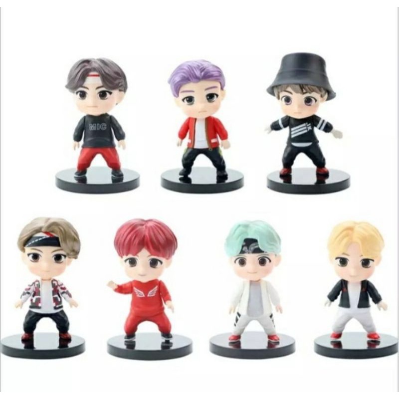 Kpop BTS Action Figure set 7pcs (New) | Shopee Philippines