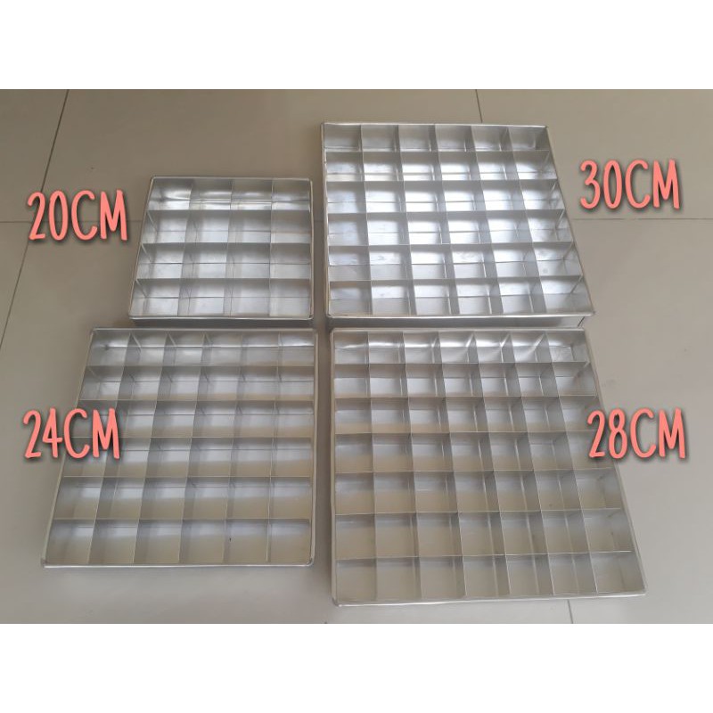 Divided Brownie Cake Pan Divided Brownie Cake Mold | Shopee Philippines