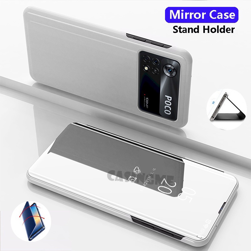 Casing For Xiaomi 14T Poco M4 Pro X4 Pro M4Pro X4Pro 4G 5G Mirror ...