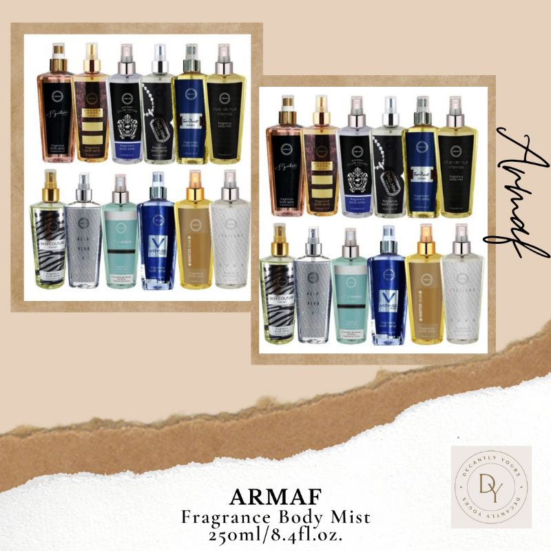 Armaf Body Mist for Men&Women | 250ml | Shopee Philippines