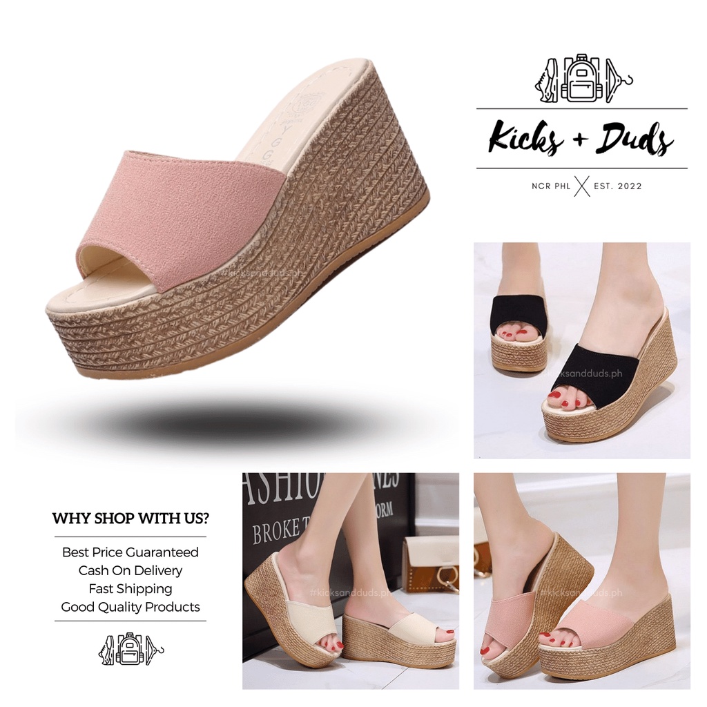 [KnD PH] Women Footwear Native Weave Design Casual Formal Wedges VLX1 ...