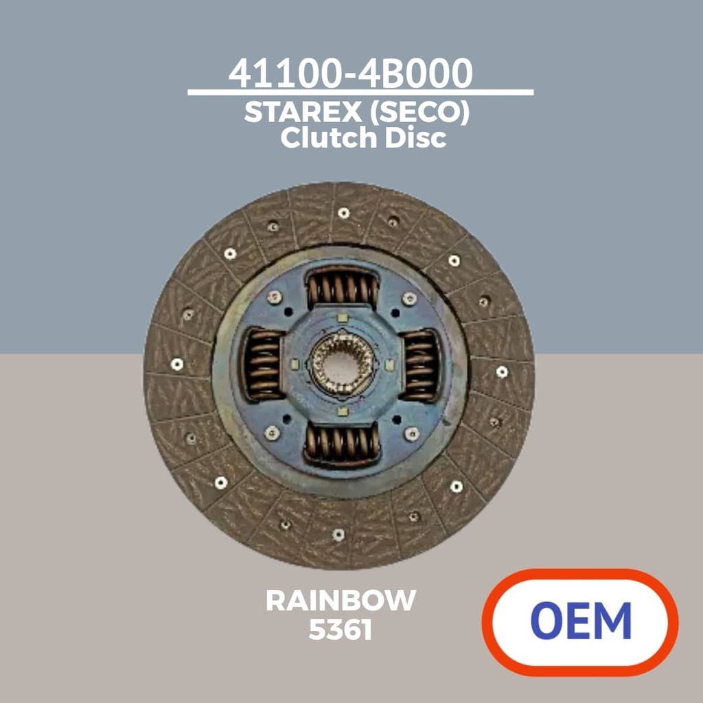 Clutch Disc for HYUNDAI Starex (SECO) [OEM] Part #;41100-4B000 ...